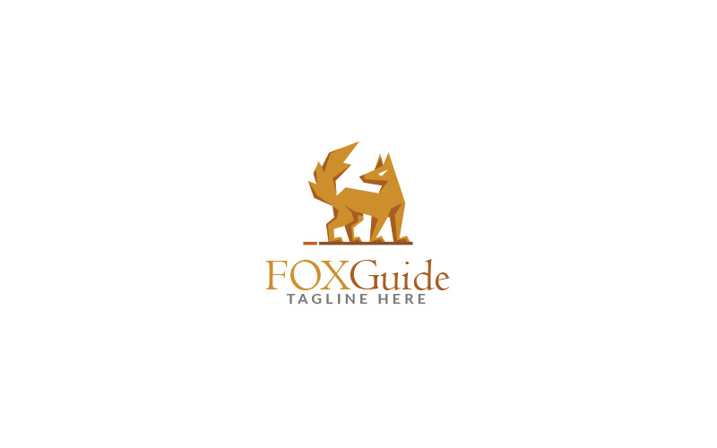Fox Guide Logo Design Template #191644 - TemplateMonster