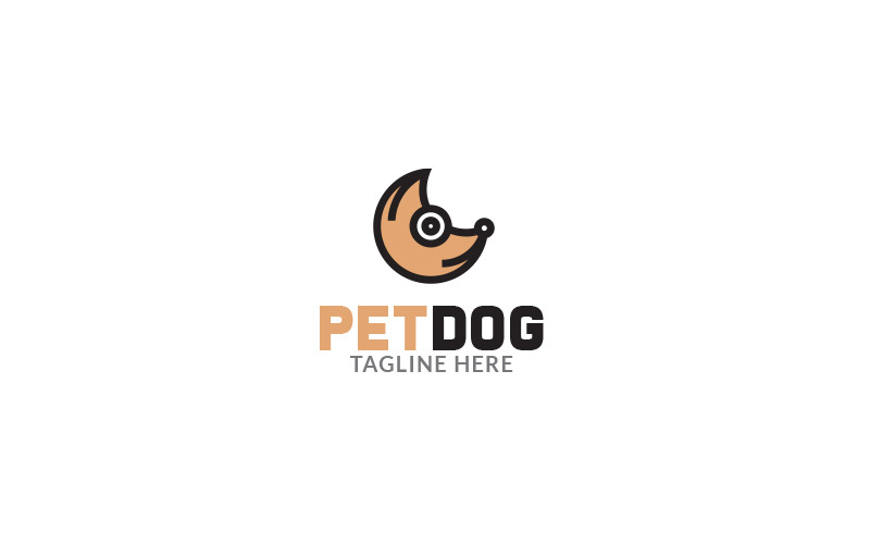 Pet Dog Logo Design Template #191638 - TemplateMonster