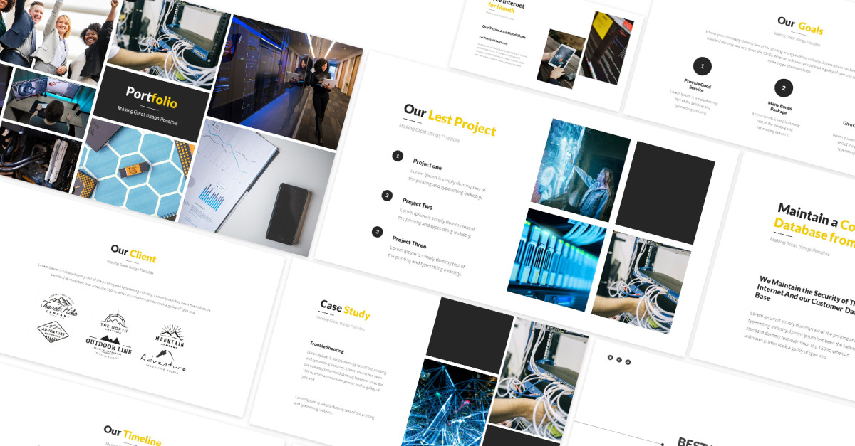 IT Support Powerpoint Template #192128 - TemplateMonster