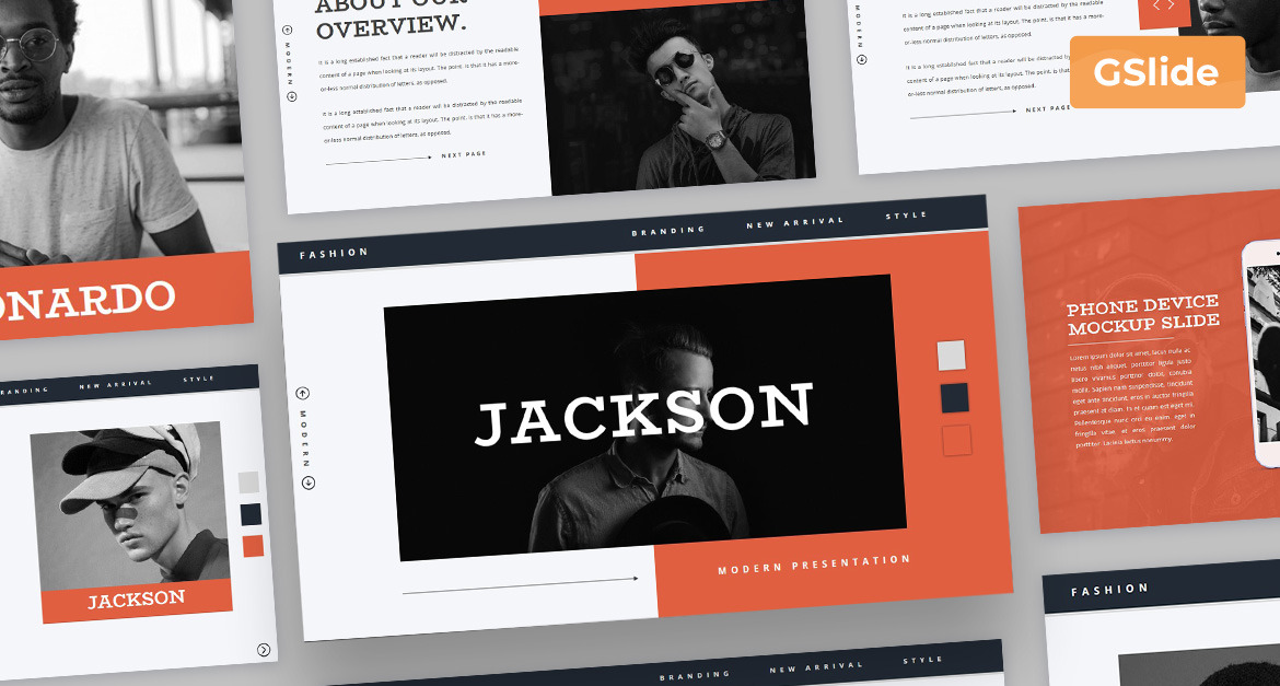 Jackson - Fashion Gslide Presentation Google Slides