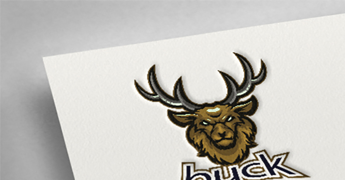 Modèle de logo Buck Head Esport #192991 - TemplateMonster