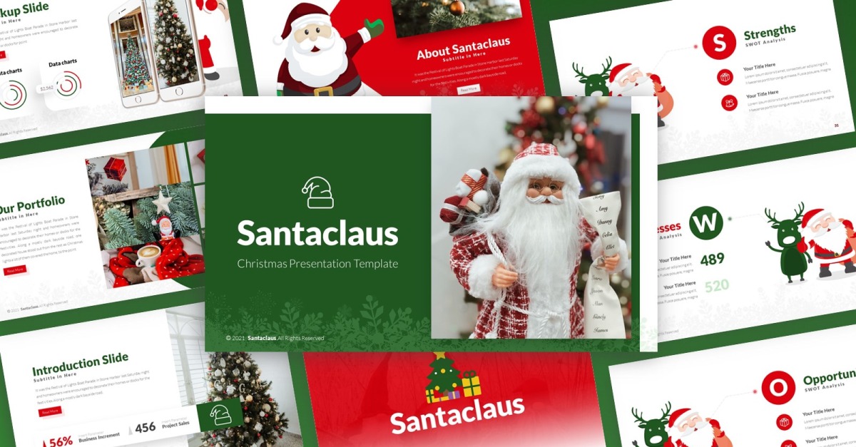Santaclaus - Christmas Multipurpose PowerPoint Template