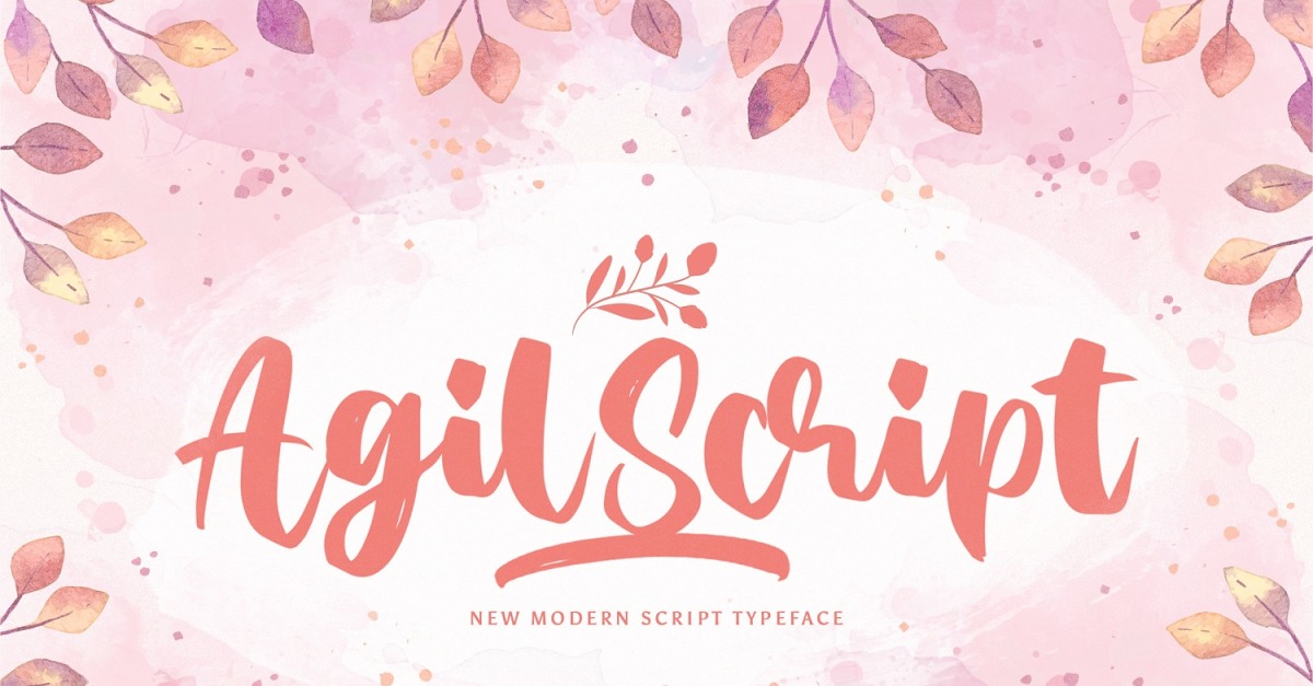 Agil Script - Handwritten Font #193216 - TemplateMonster
