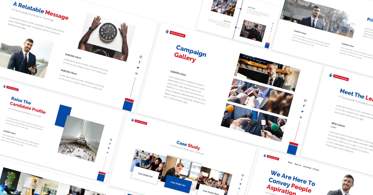 Political Party Google Slides Template - TemplateMonster