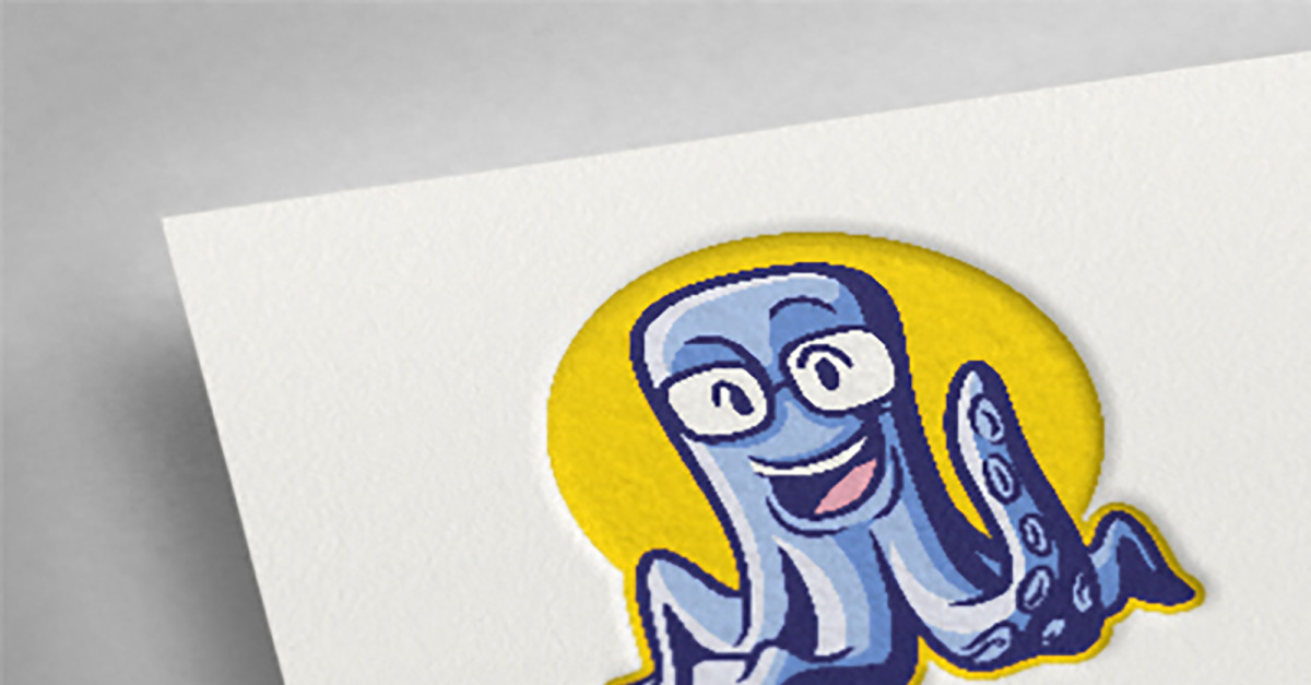 Modèle de logo Octo Geek #193582 - TemplateMonster