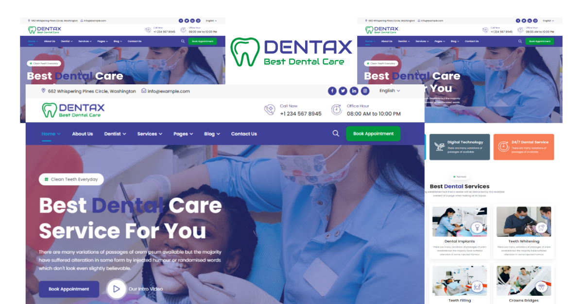 Dentax - Dentist & Dental Clinic HTML5 Template