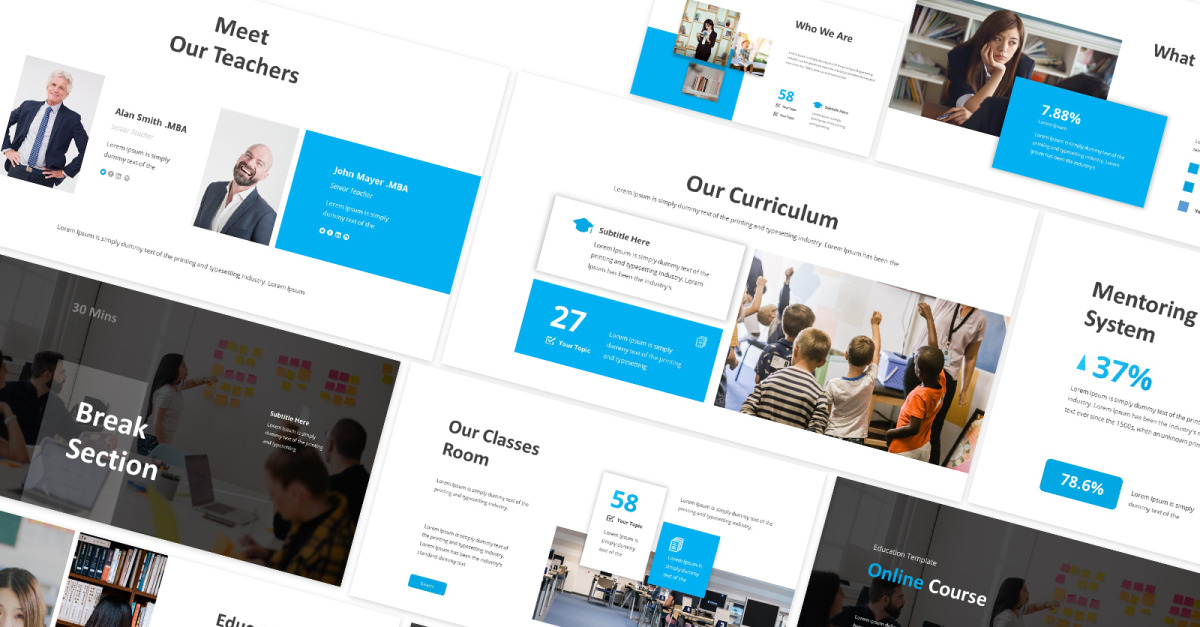 Education Online Course Googleslides Template