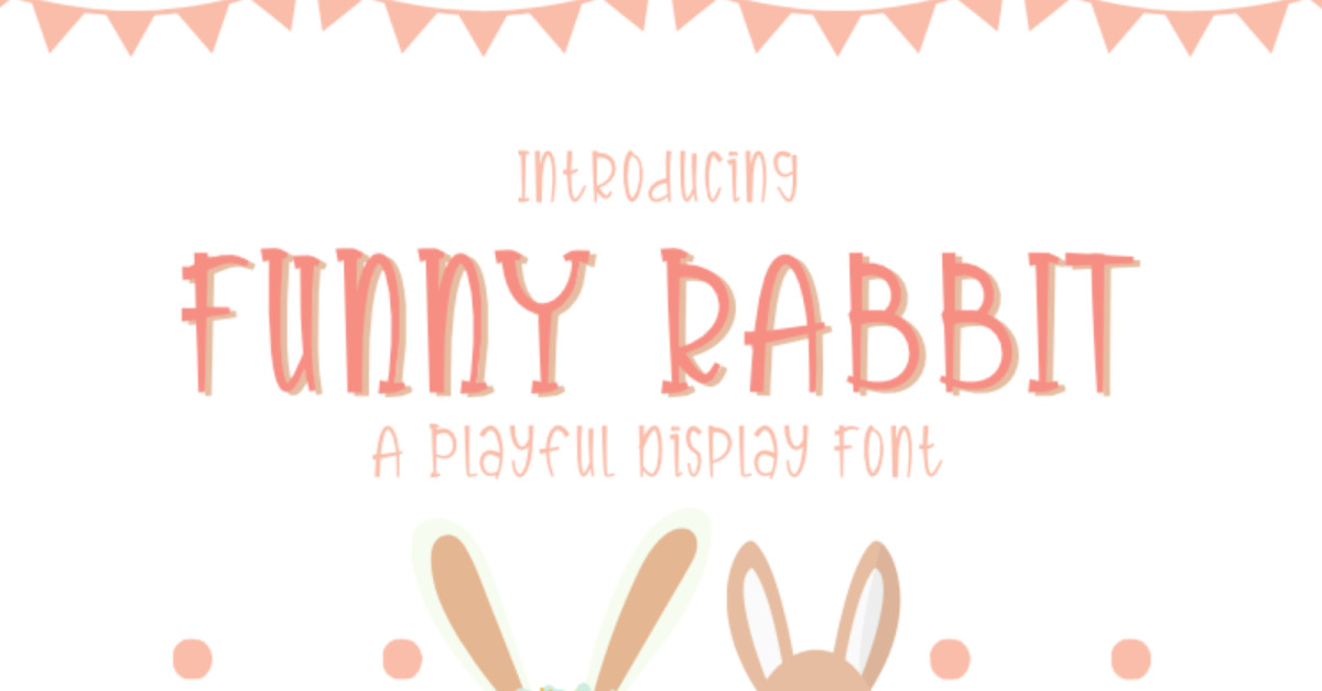 Funny Rabbit - Une police ludique #195051 - TemplateMonster