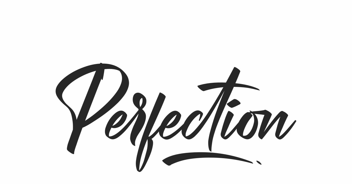 Perfection Calligraphy Font #195245 - TemplateMonster