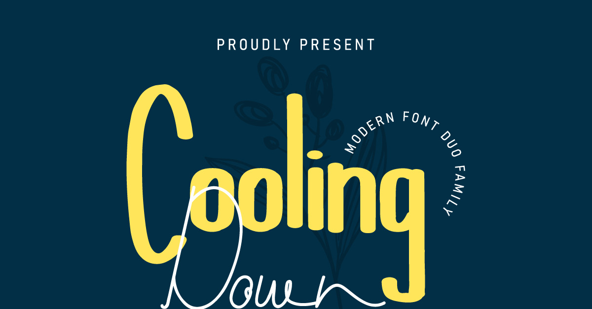 Cooling Down Font With Two Different Styles - TemplateMonster