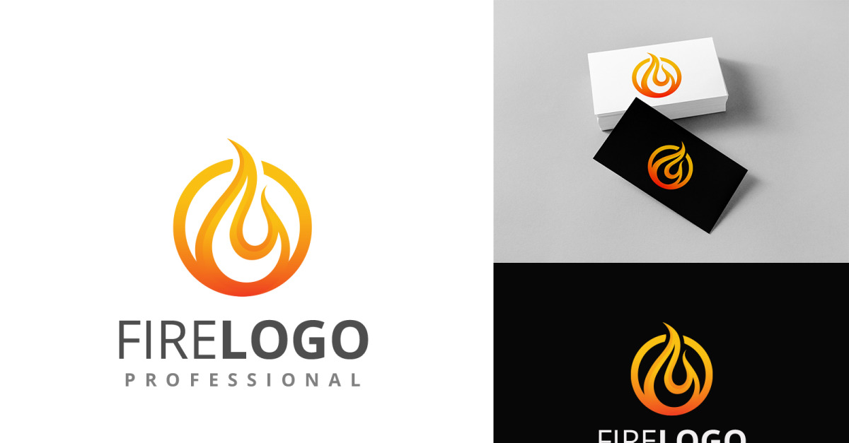 Creative Fire Logo Template #195842 - TemplateMonster
