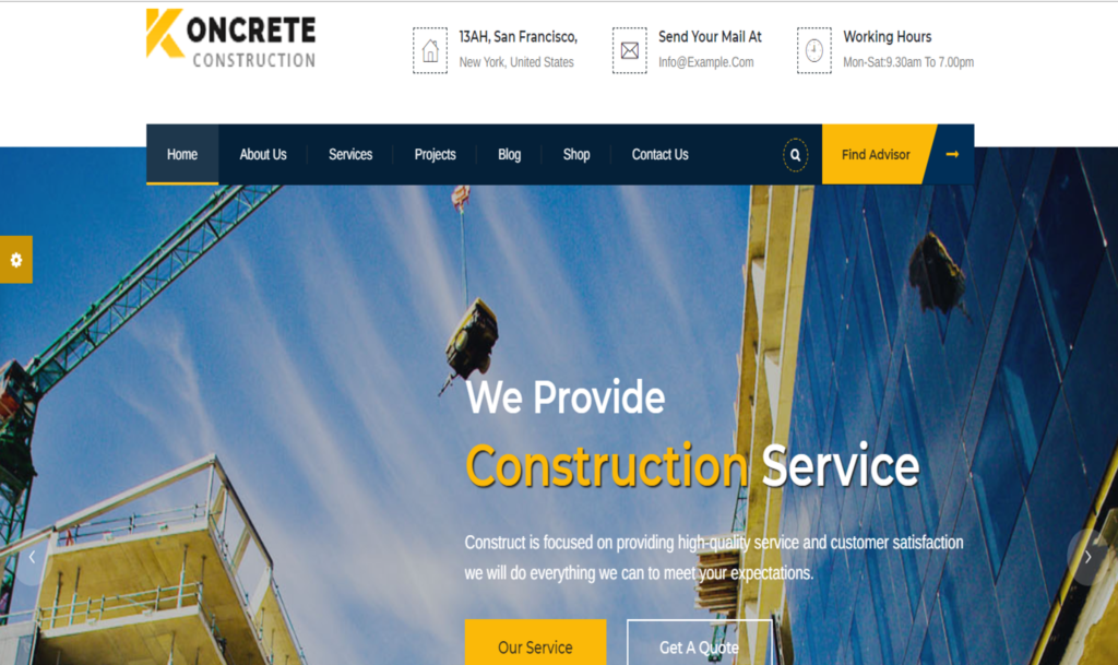 Constructo - Construction HTML Template - TemplateMonster
