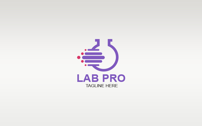 Lab Pro Modern Logo Design Template #196302 - TemplateMonster