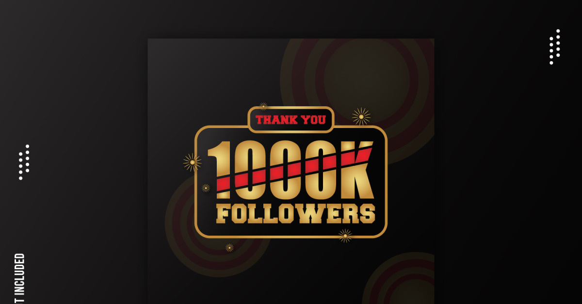Social Media Followers Vector Banner - TemplateMonster