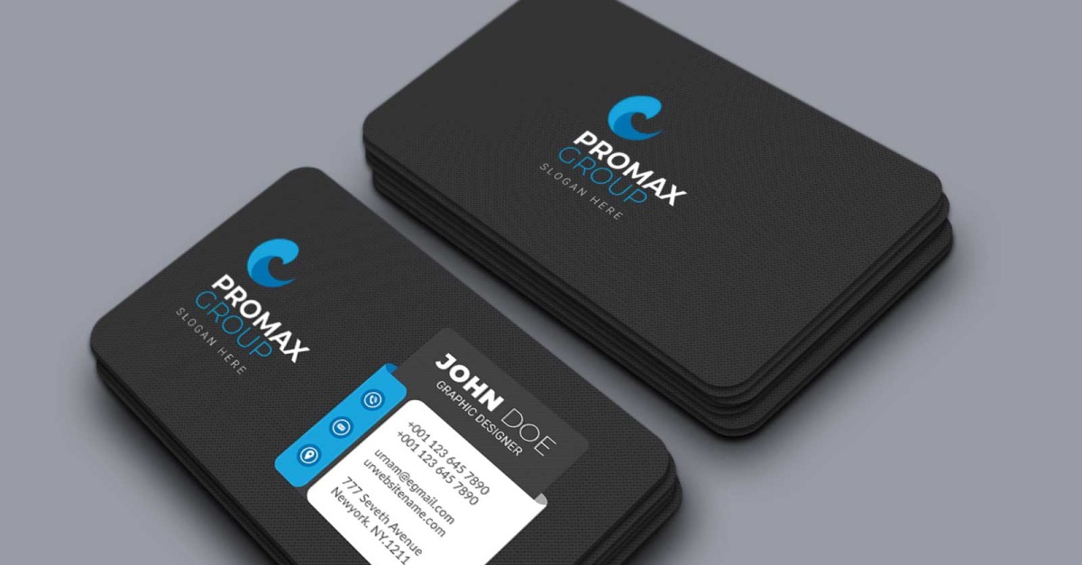 Promax Group - Corporate Business Card v-3 - TemplateMonster