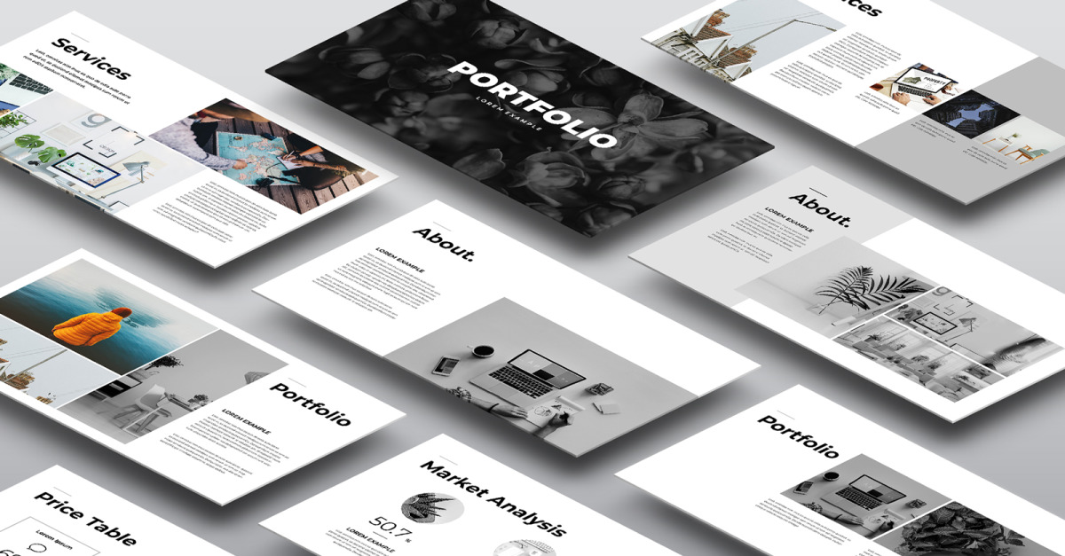 Business Portfolio Presentation Layout - TemplateMonster