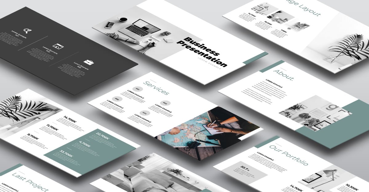 Layout di presentazione aziendale #198040 - TemplateMonster