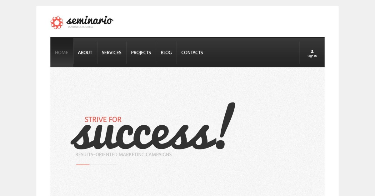 Free Marketing Campaign WordPress Theme - TemplateMonster