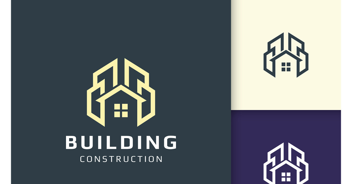 Modèle de logo d'hôtel ou de complexe - TemplateMonster