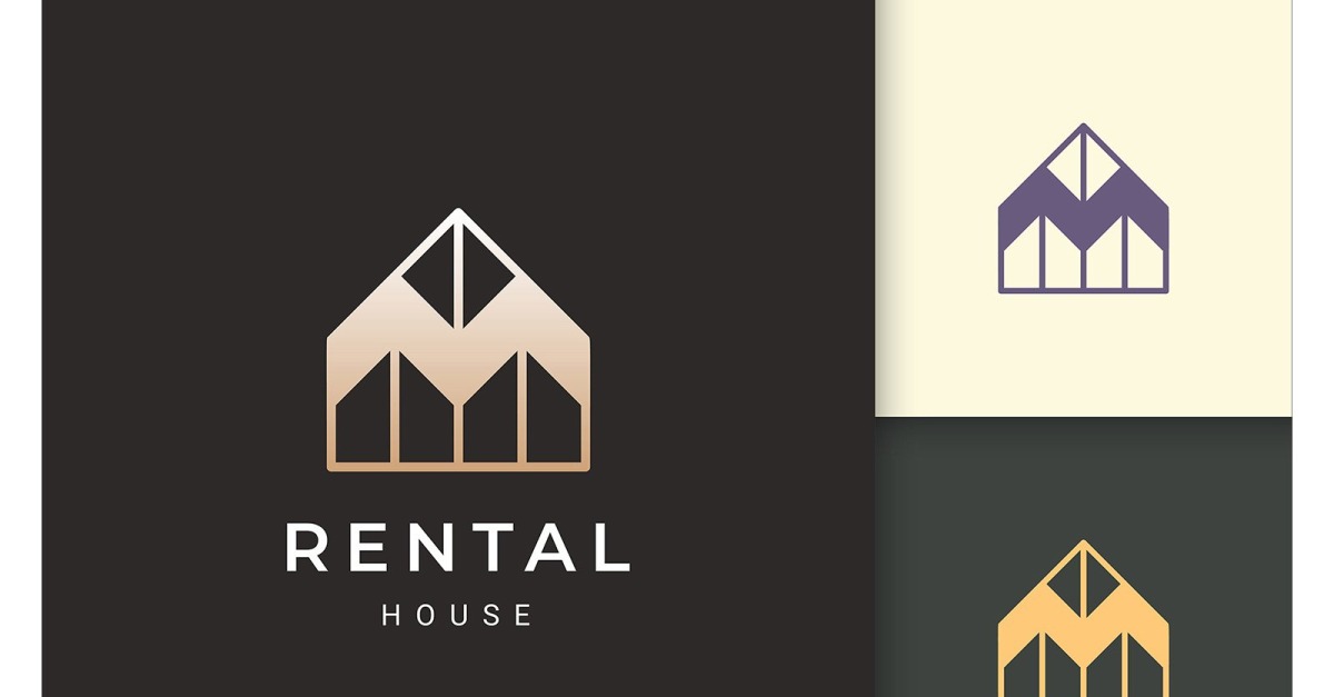 Home or Resort Logo in Luxury Style #199883 - TemplateMonster