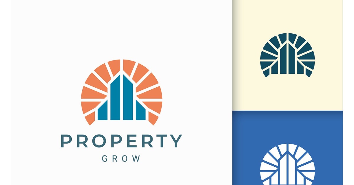 Mülk veya Bina Logo Şablonu #199881 - TemplateMonster