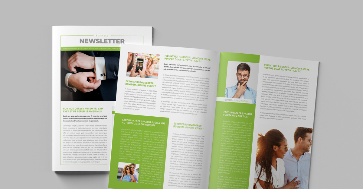 Wekelijkse nieuwsbriefsjabloon | Marketing nieuwsbrief sjabloon ...
