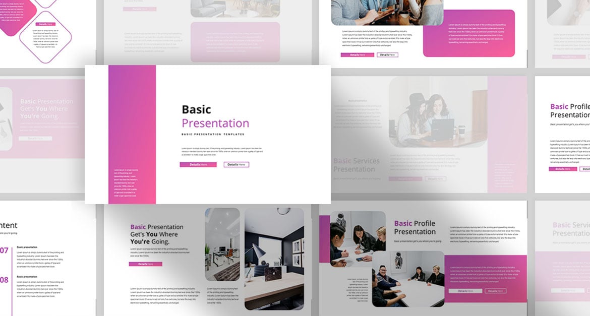 Basic Presentation - Google Slides Template - TemplateMonster