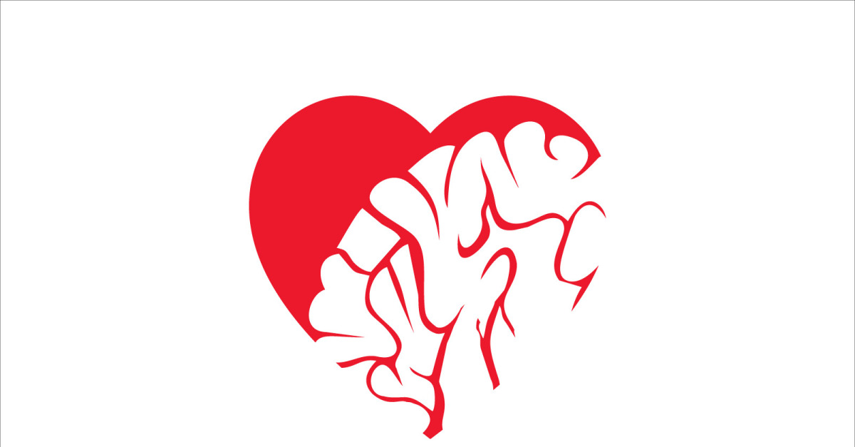 Heart and brain vector template #201811 - TemplateMonster
