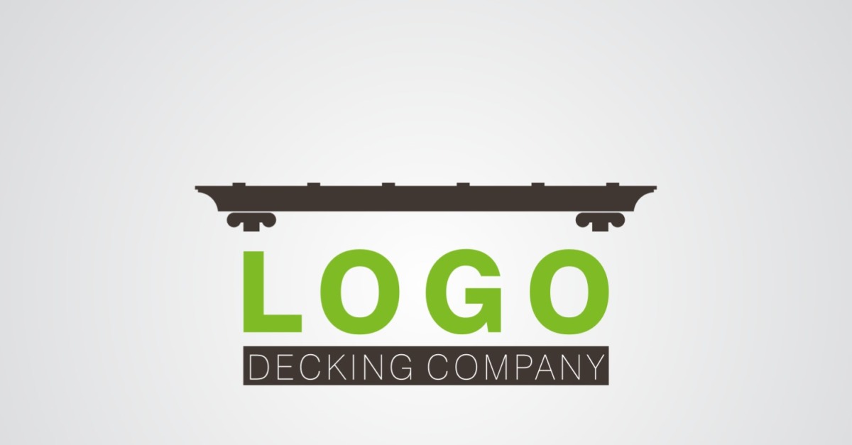 Logo Decking Company Logo Design Template - TemplateMonster
