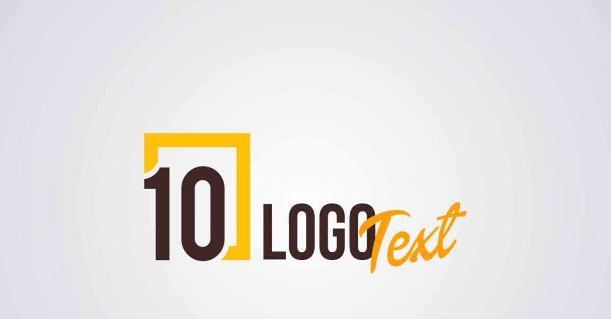 10 logo Text Logo Design Template #202241 - TemplateMonster