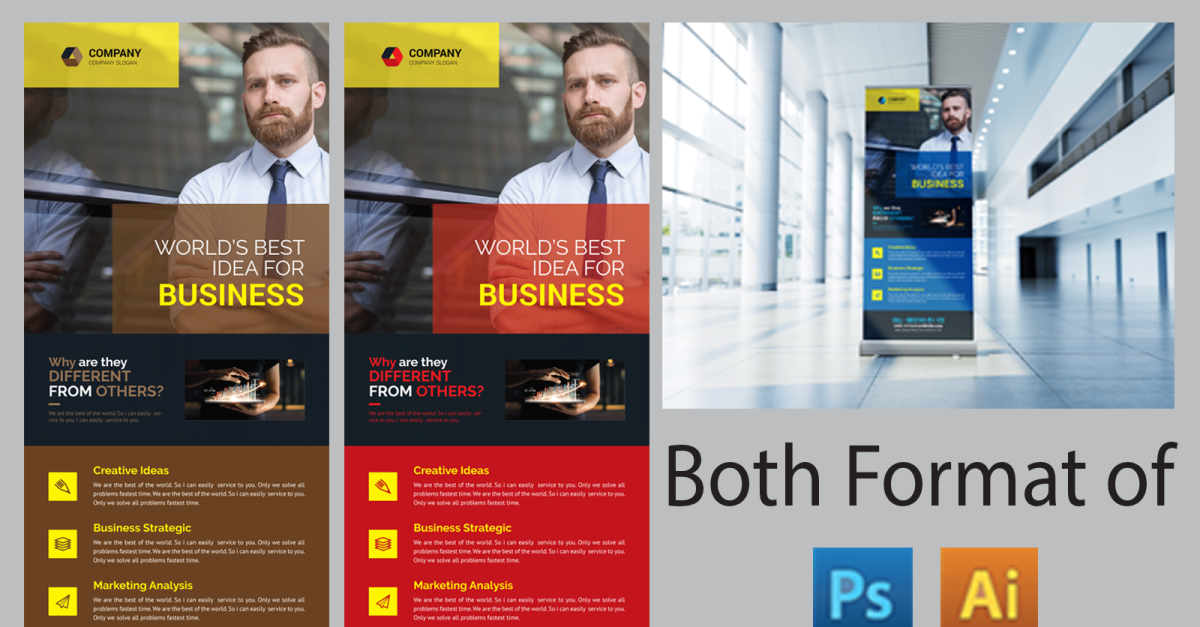 Project Proposal Roll Up Banner #202385 - TemplateMonster