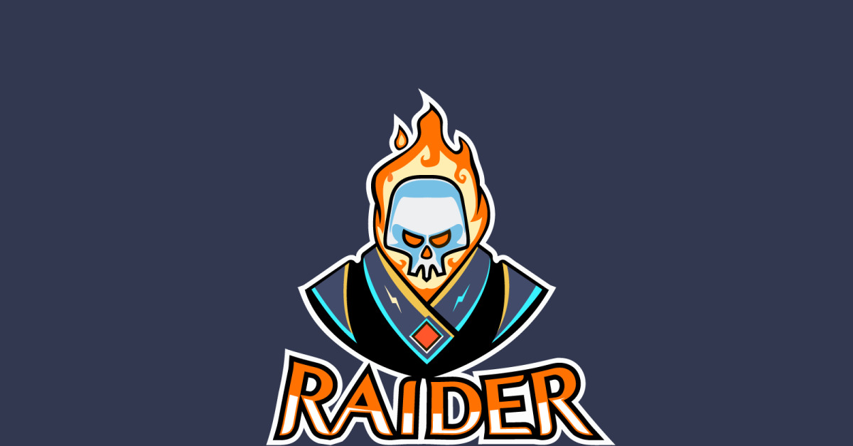 Raider Mascot Logo Icon Design Concept - TemplateMonster