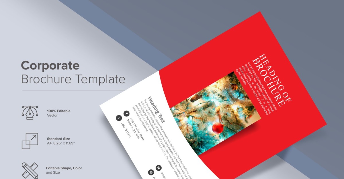 Gift Shop Brochure Template #202682 - TemplateMonster