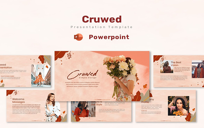 Cruwed - Powerpoint Template #202747 - TemplateMonster