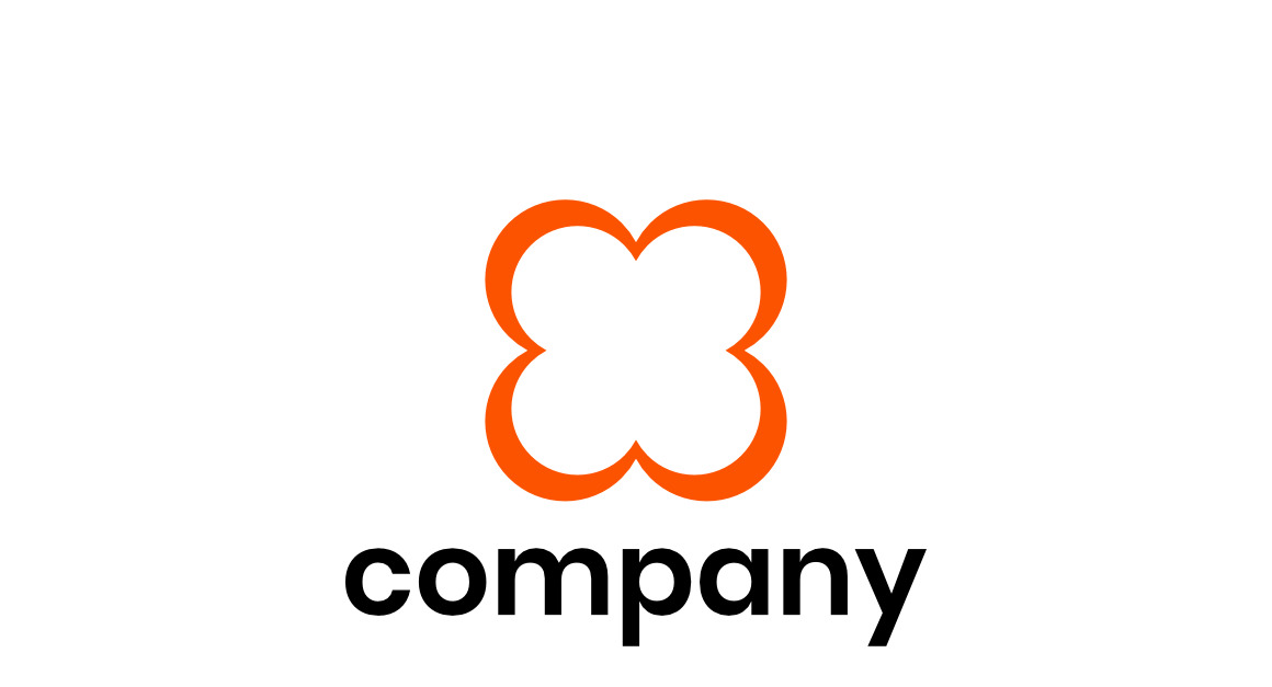 X Harfi Basit Eğlenceli Logo Şablonu - TemplateMonster