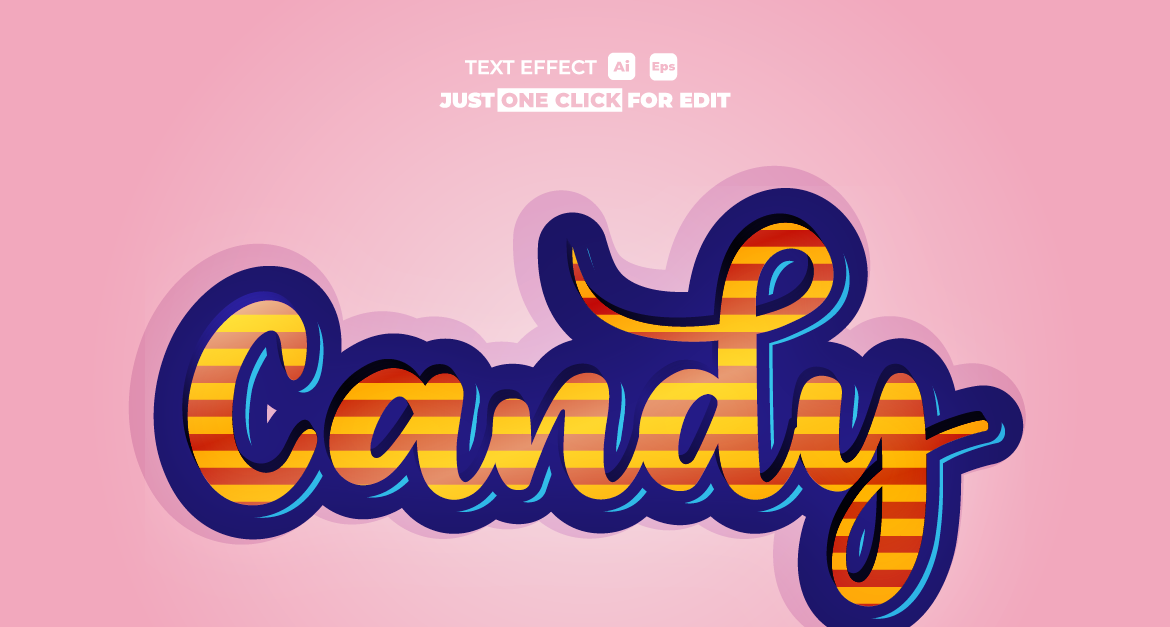 Vector Text Effect Editable Vol 76 #203153 - TemplateMonster