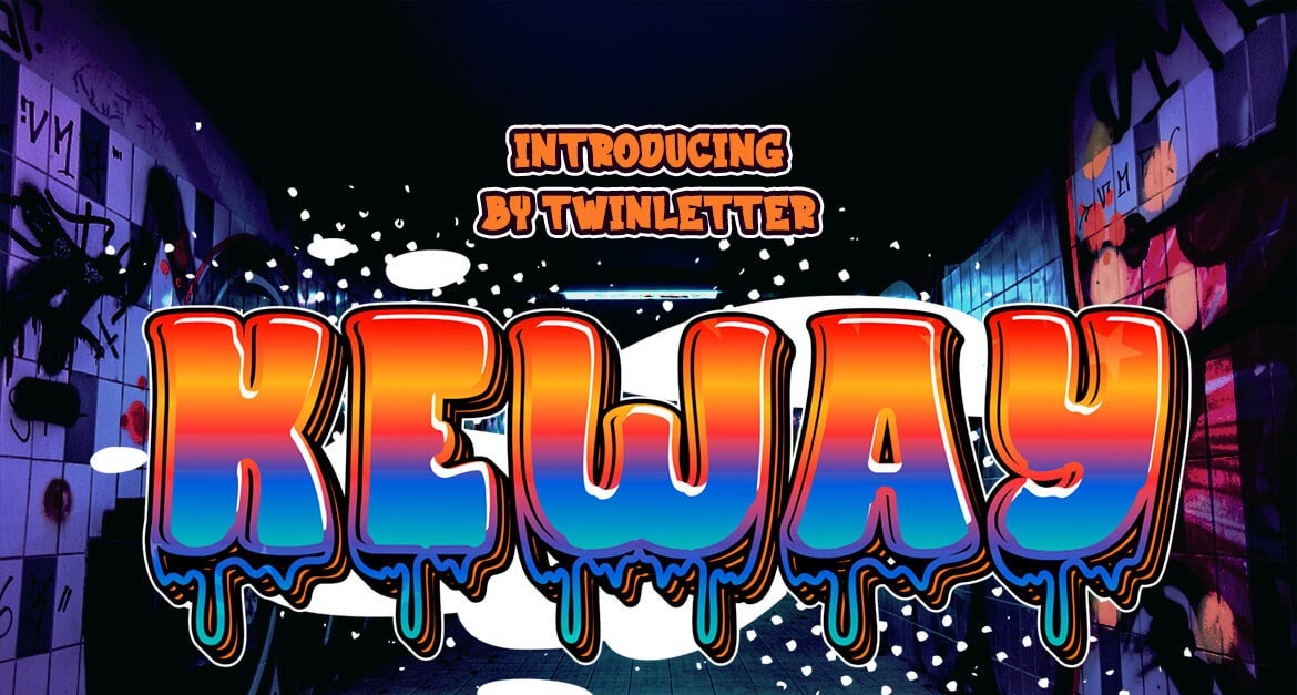 Keway beau graffiti fon #203203 - TemplateMonster