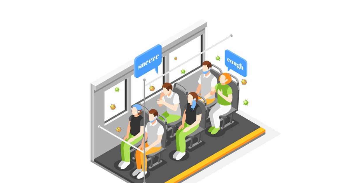 Public Transport Problems Isometric Composition 3 Vector Illustration ...