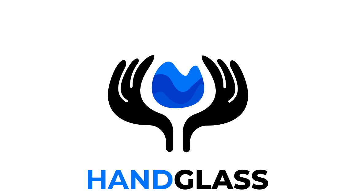 Hand Glass - Clever or Smart Logo #204191 - TemplateMonster