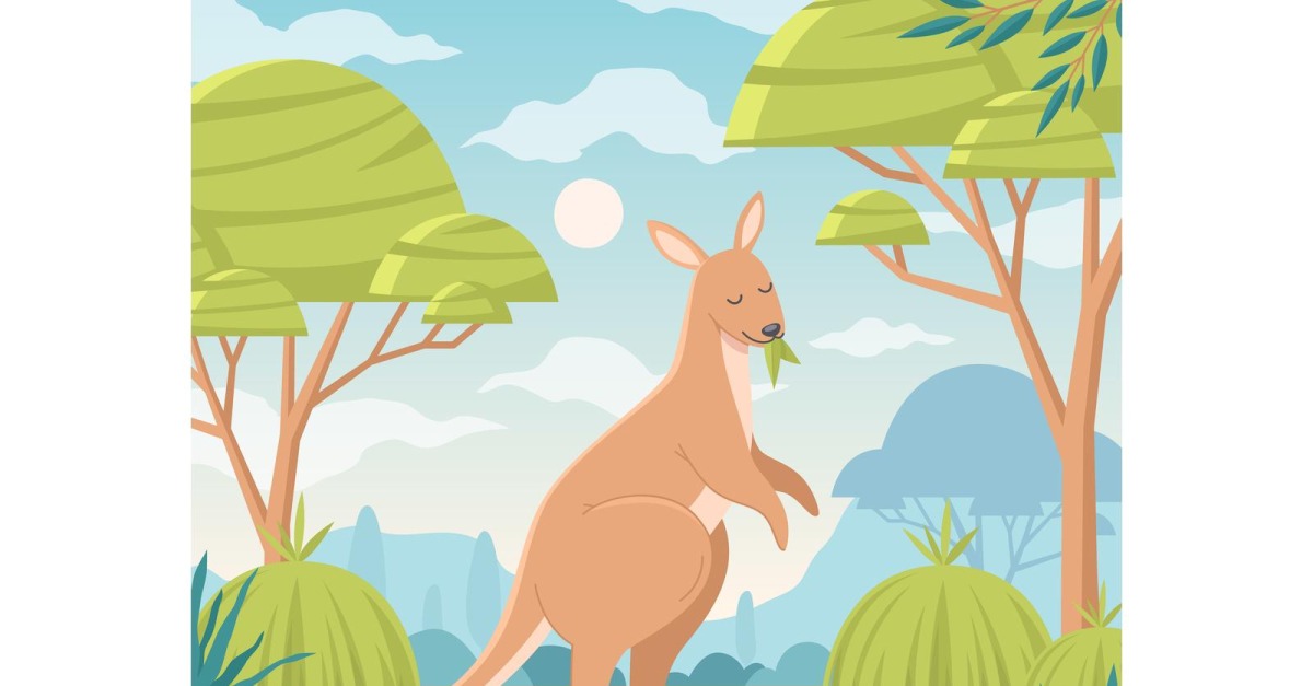 Australia Cartoon 3 Vector Illustration Concept
