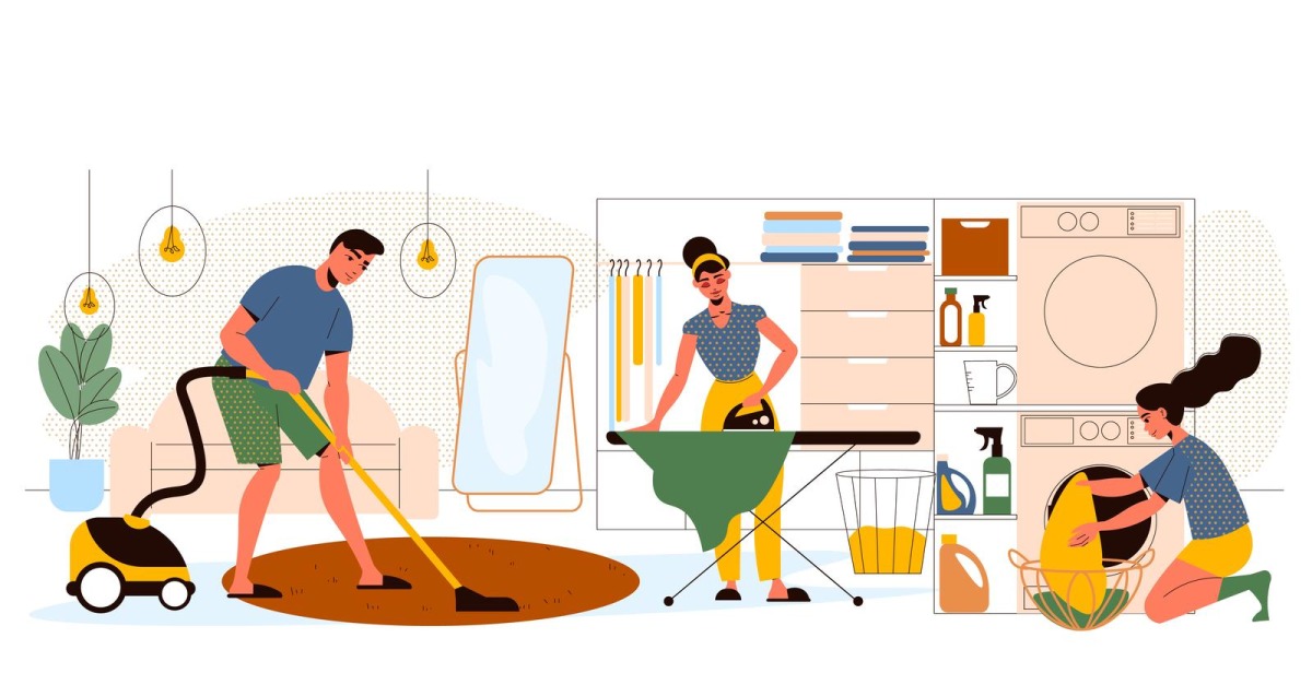Cleaning Illustraton Vector Illustration Concept