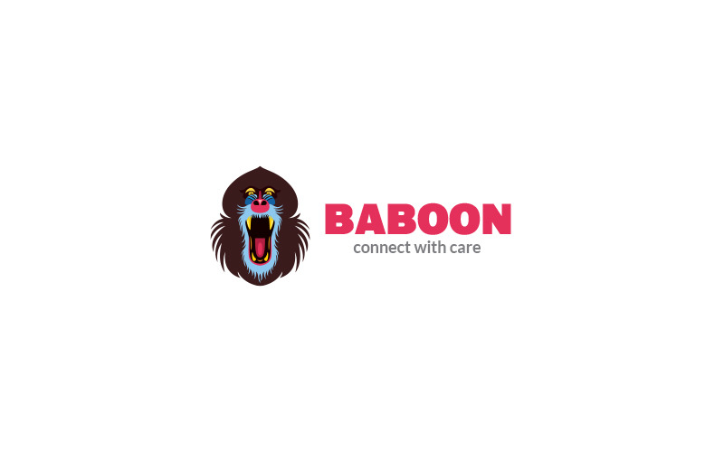 Baboon Face Logo Design Template #205150 - TemplateMonster