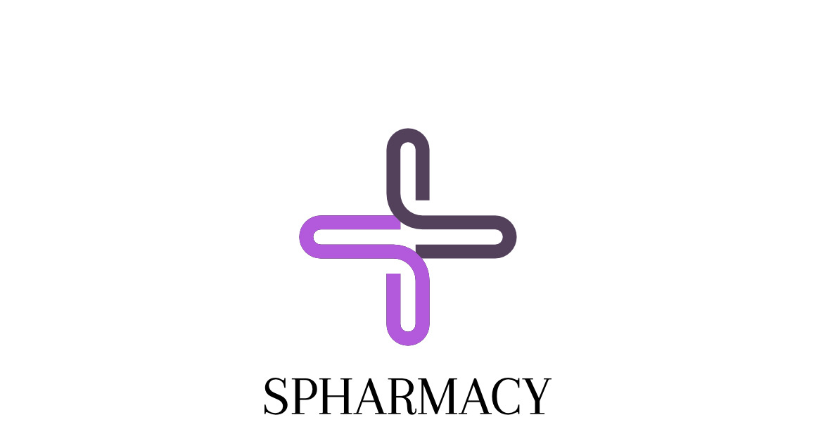 Logotipo de farmacia monograma letra S - TemplateMonster