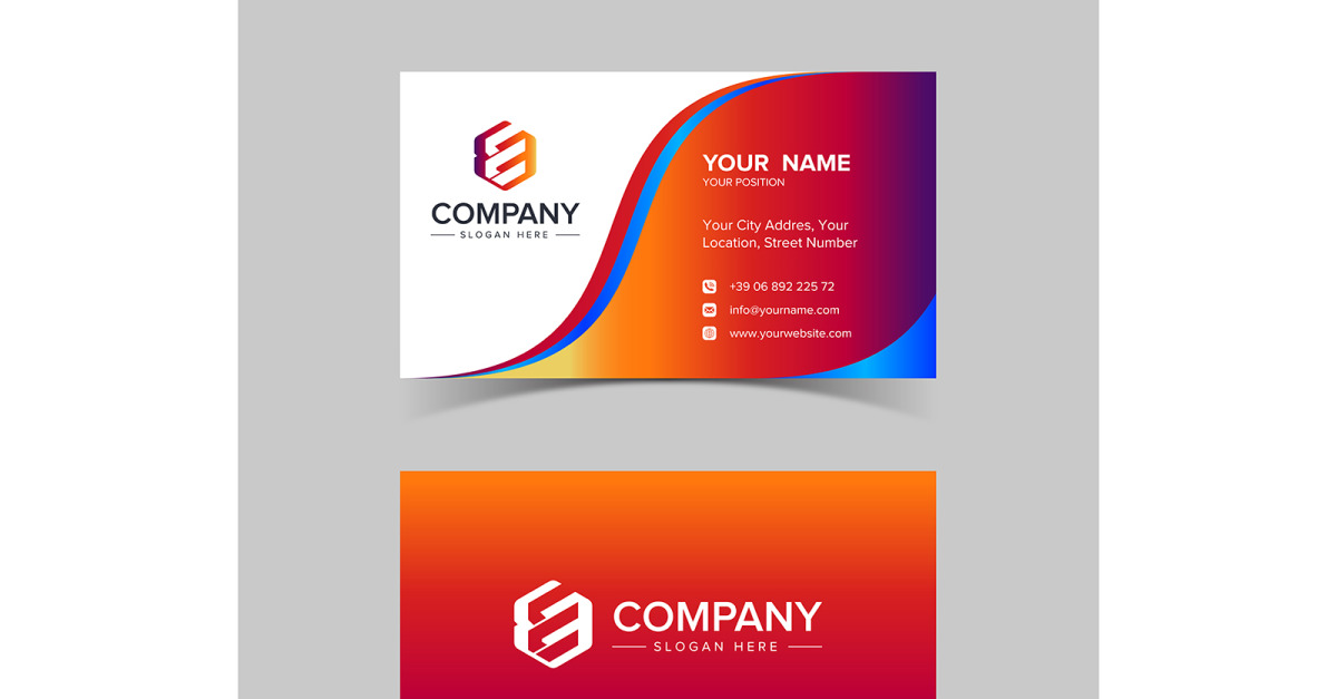 Business Card Logo Design Vector Template - TemplateMonster