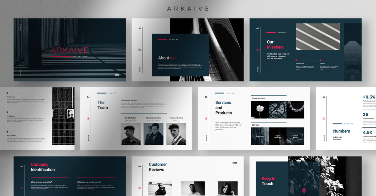 Arkaive - Modern Professional Business Corporate Presentation