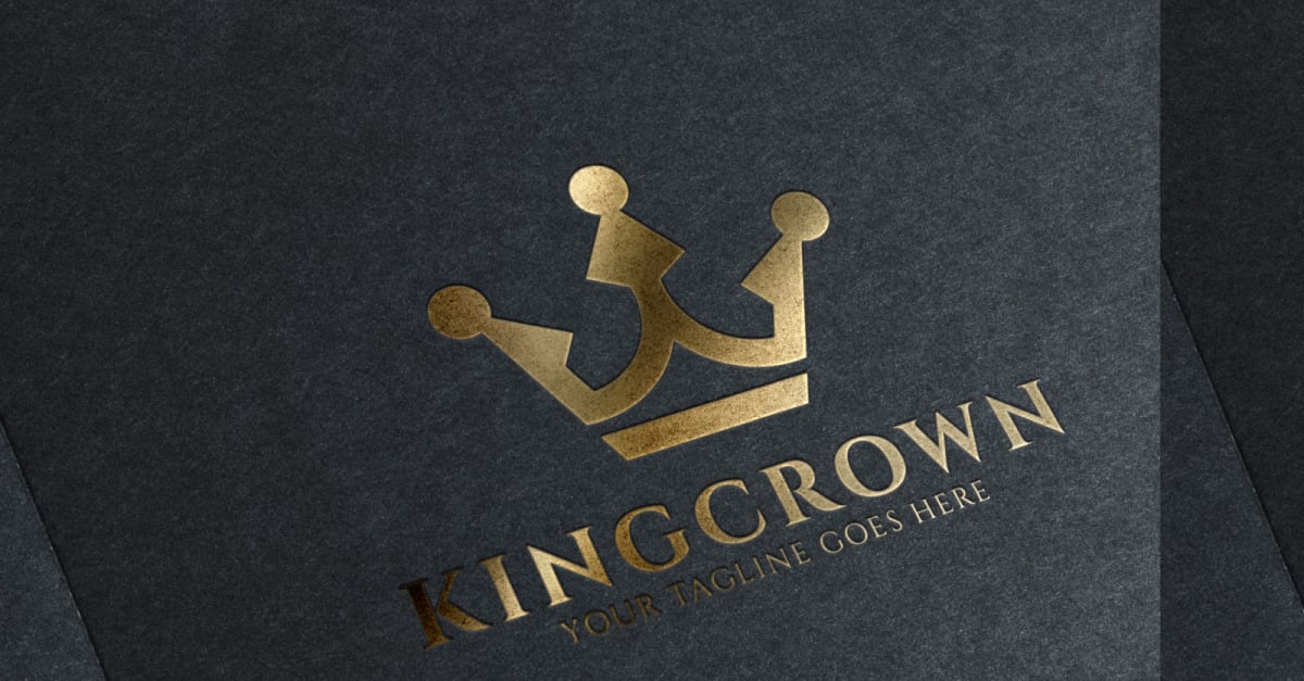 King-Crown Logo Design Template #207141 - TemplateMonster