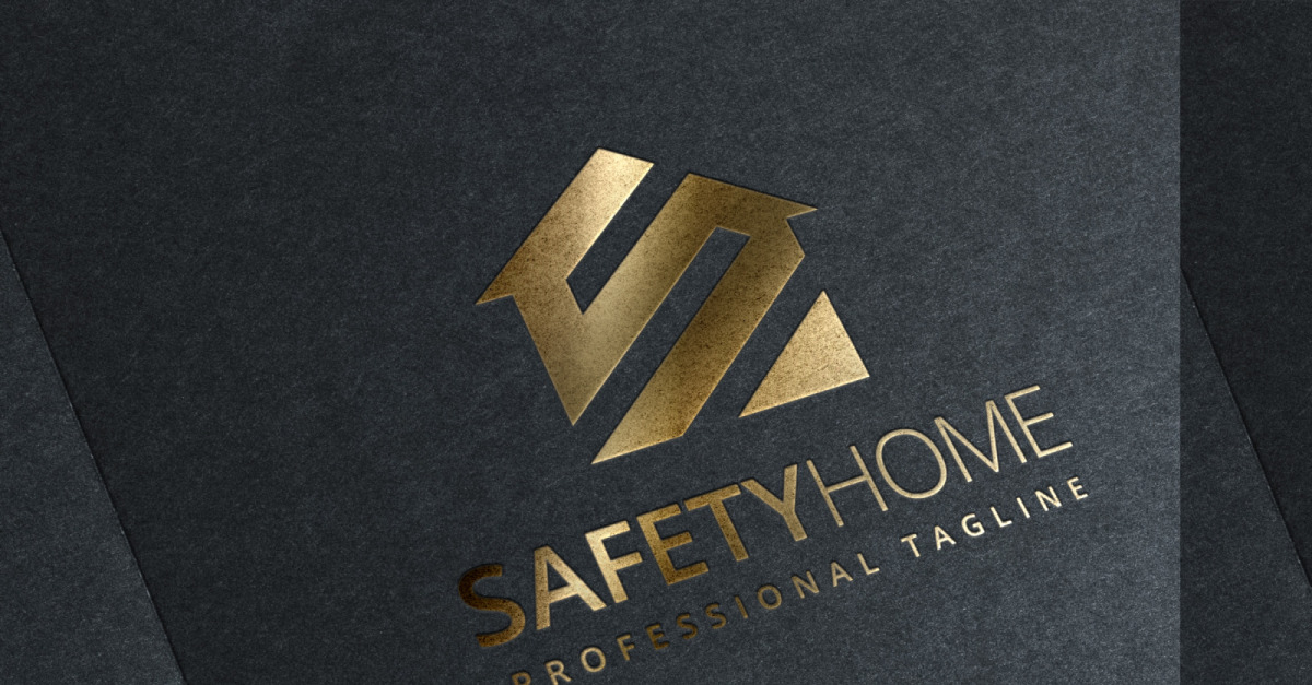 Safety Home Real Estate Logo Template - TemplateMonster