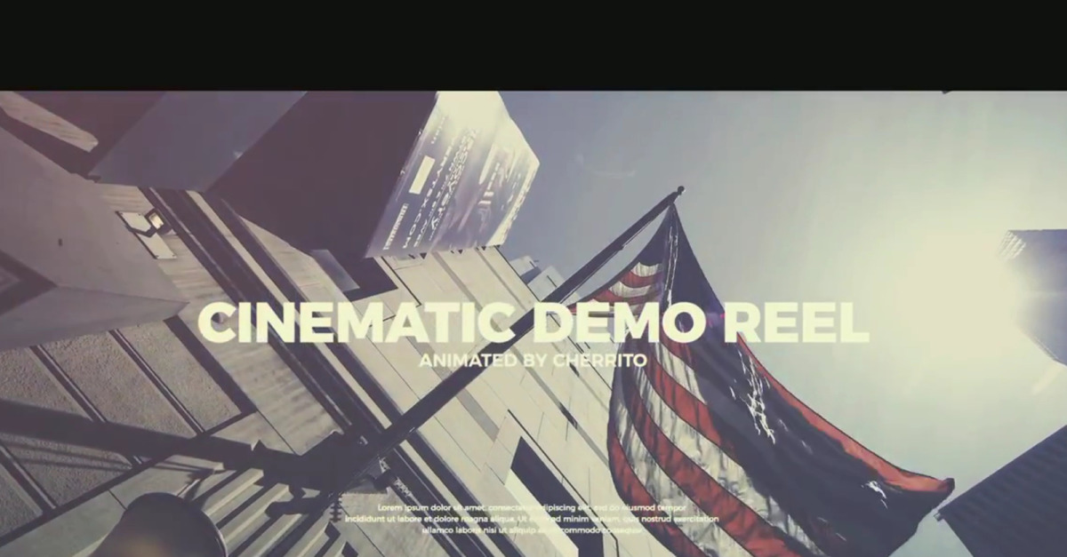 Modello Cinematic Demo Reel Premiere Pro - TemplateMonster