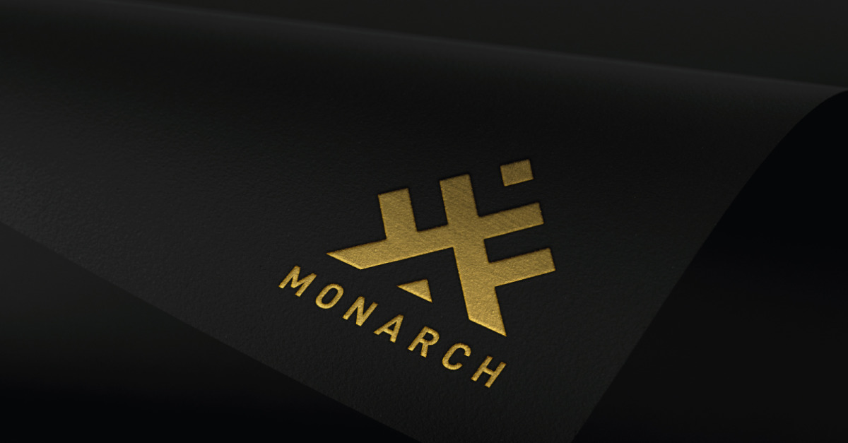 Modèle de conception de logo Monarch-Crown pour votre projet