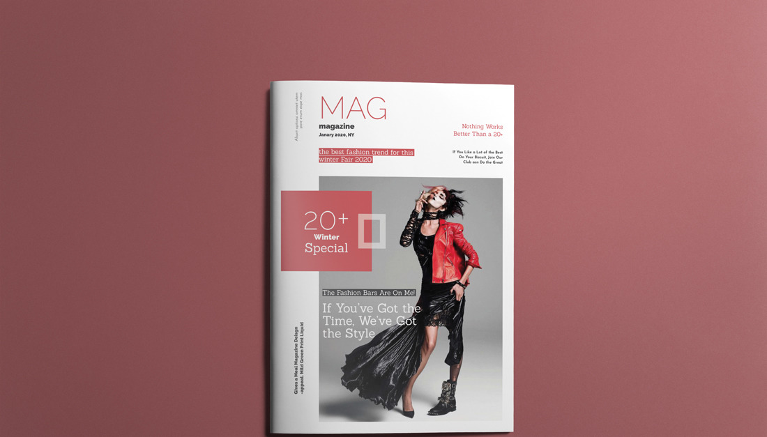 Le meilleur magazine | Modèle de magazine de mode